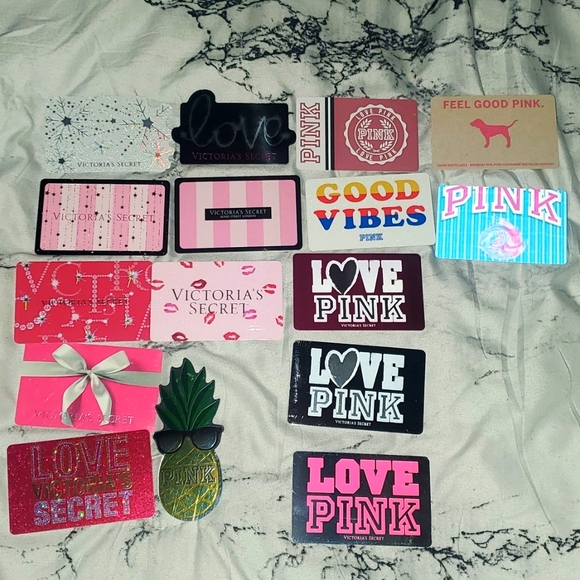 PINK Victoria's Secret | Other | 6 Vs Pink Gift Cards | Poshmark